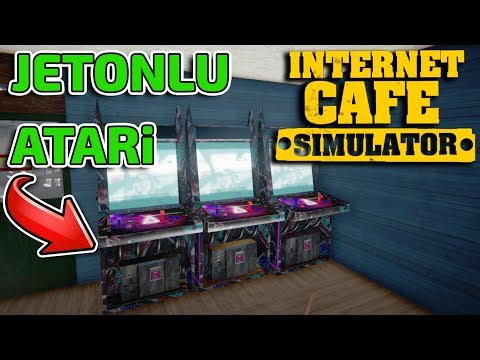 JETONLU ATARİ MAKİNELERİNİ KURDUK / YENİ ODALAR // INTERNET CAFE SIMULATOR !!