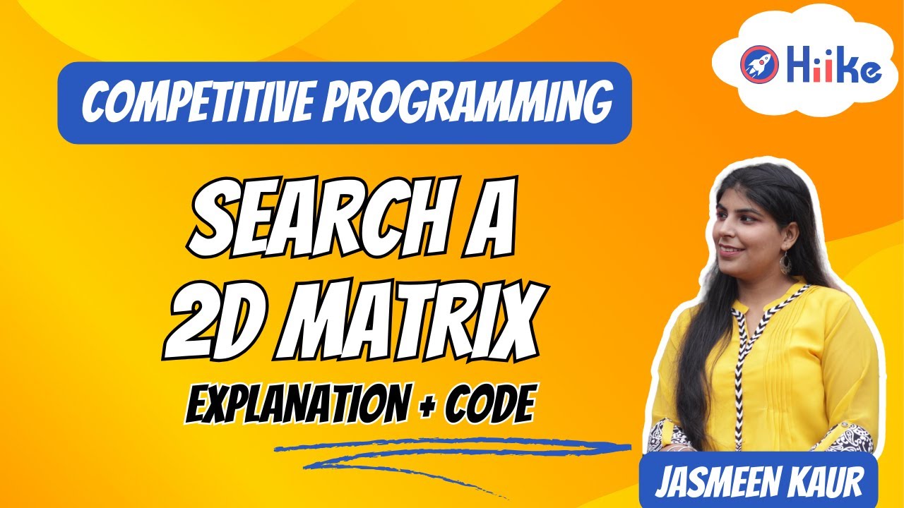 Search A 2d Matrix Explanation Code Leetcode 74 Youtube 9978