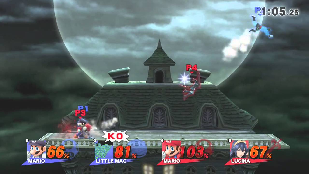 Mario and Little Mac vs. Mario and Lucina - YouTube
