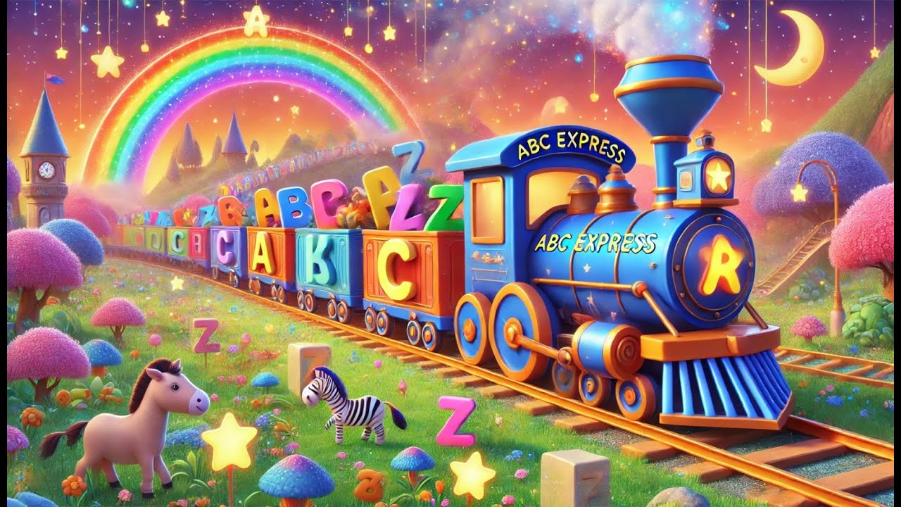 The ABC Express: A Magical Journey Through the Alphabet with Colorful ...