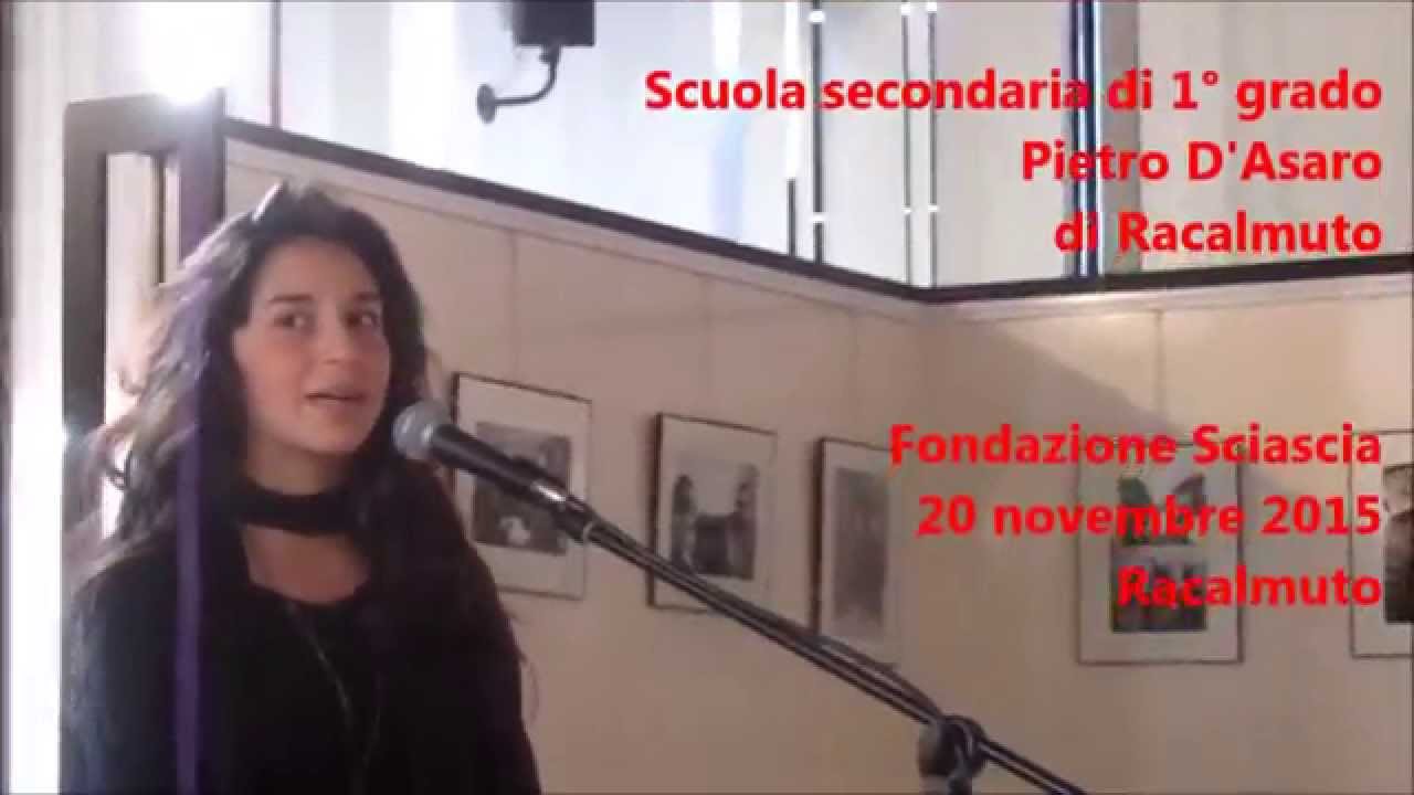 Edise Scimè: I luoghi di Racalmuto nel racconto "La zia d'America" di Leonardo Sciascia - YouTube