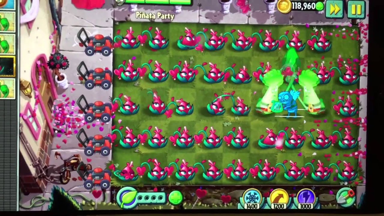 Plants vs zombies 2 invincible - YouTube