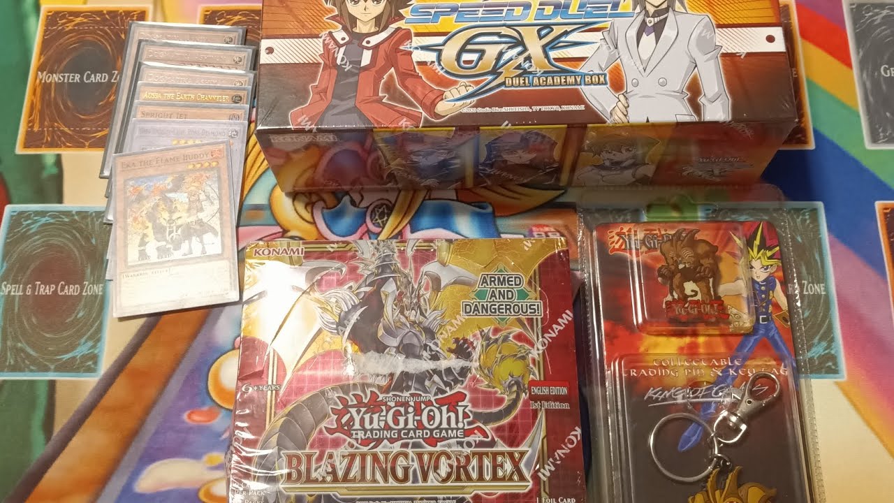 Yu-Gi-Oh blazing vortex booster box opening new giveaway!! - YouTube