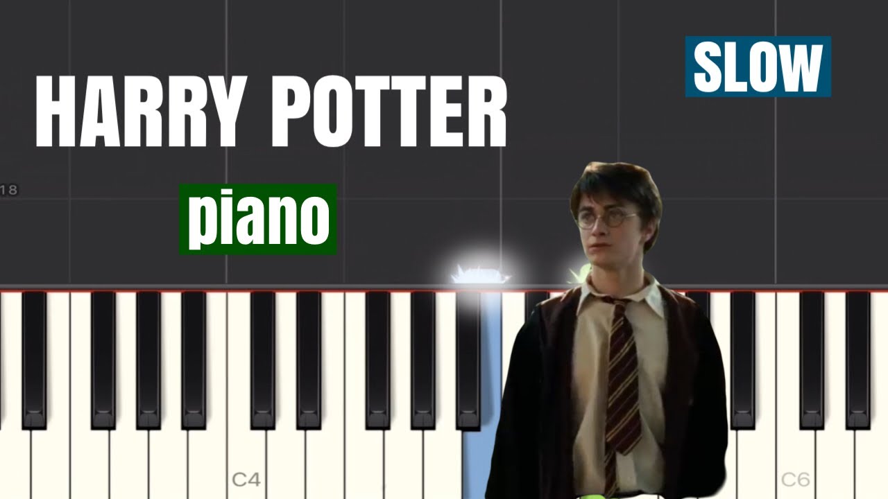Harry Potter Theme (Hedwig’s Theme) - Piano Tutorial | Slow - YouTube