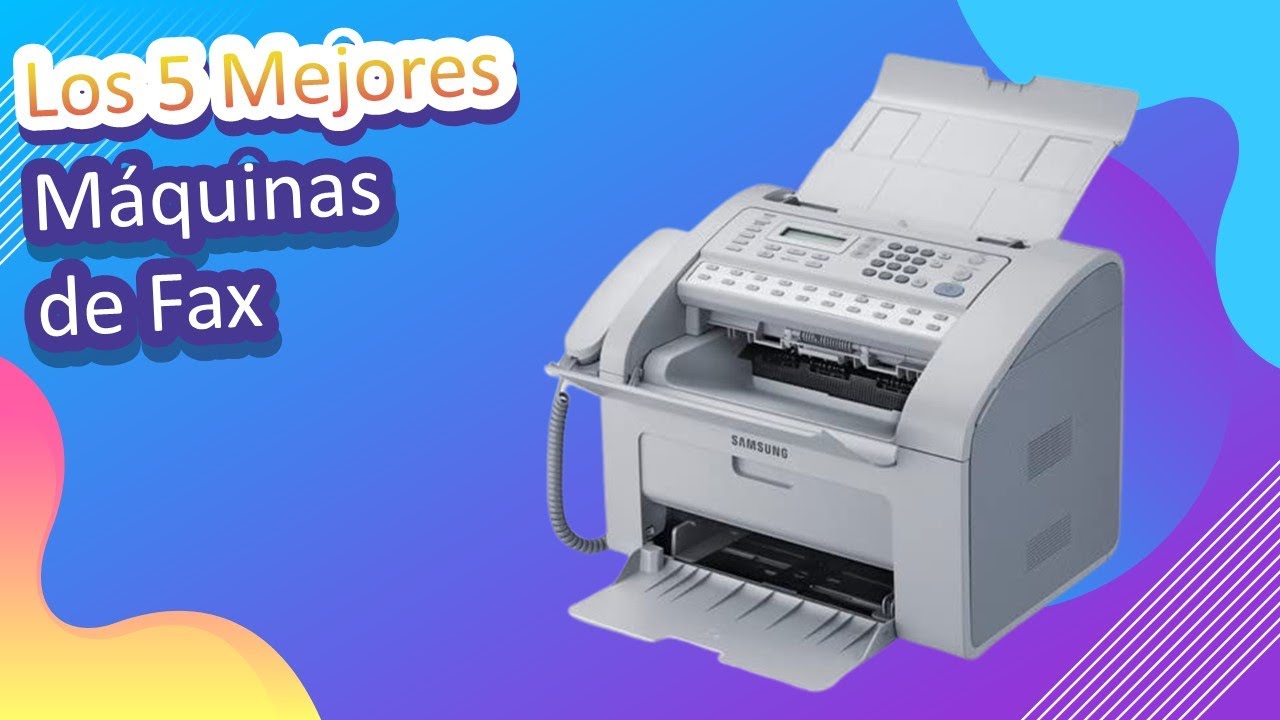 Los 5 Mejores Máquinas de Fax 2022 - YouTube
