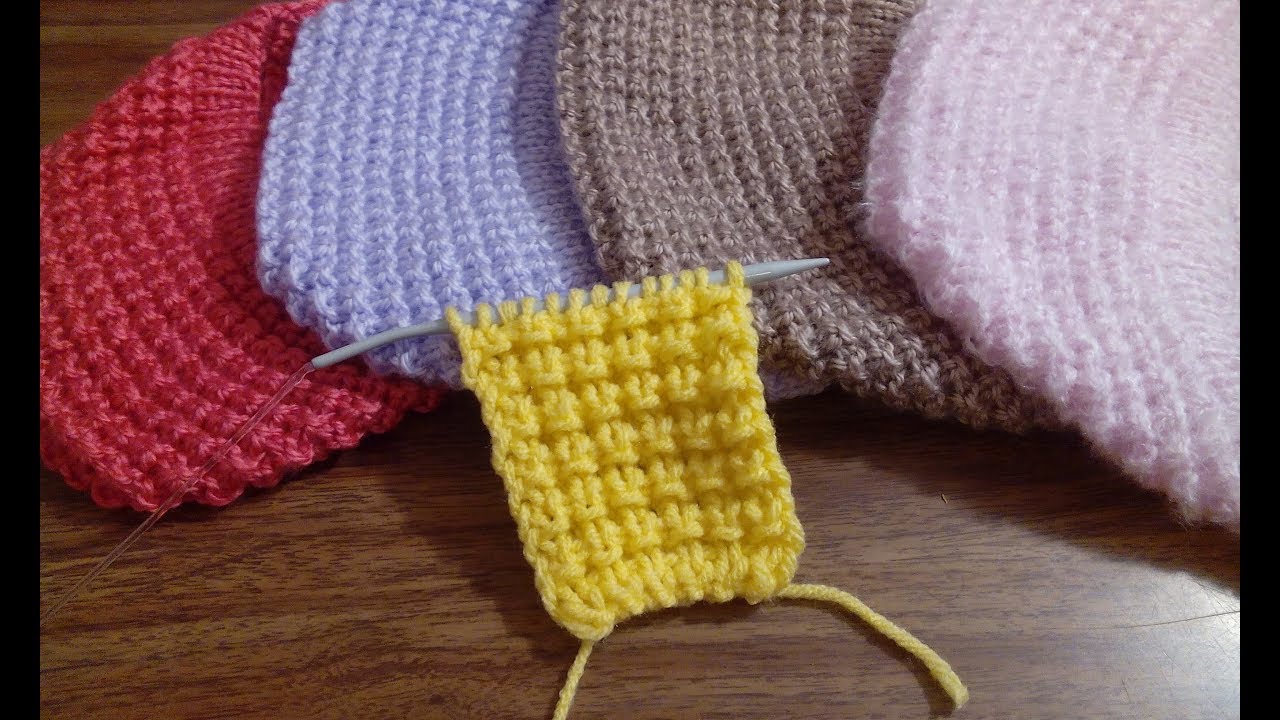 #3 "Corn Seed Stitch" pattern (Free tutorial) - YouTube