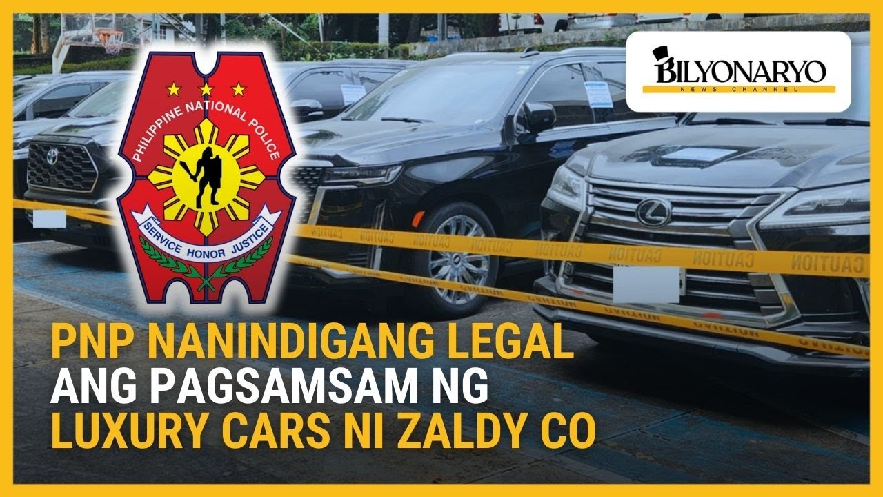 PNP nanindigang legal ang pagsamsam ng luxury cars ni Zaldy Co | Agenda ...