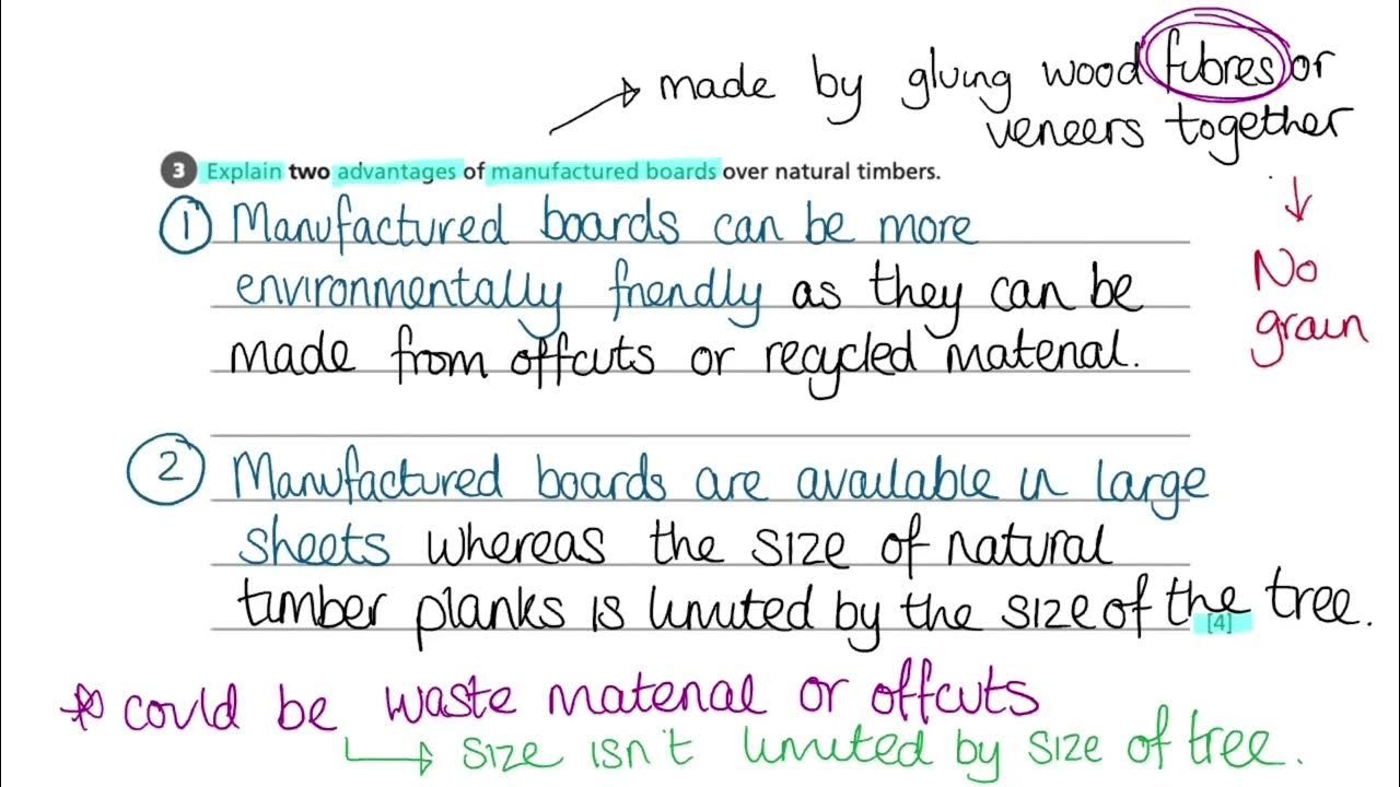 Materials: Timber - AQA GCSE Design & Technology - YouTube