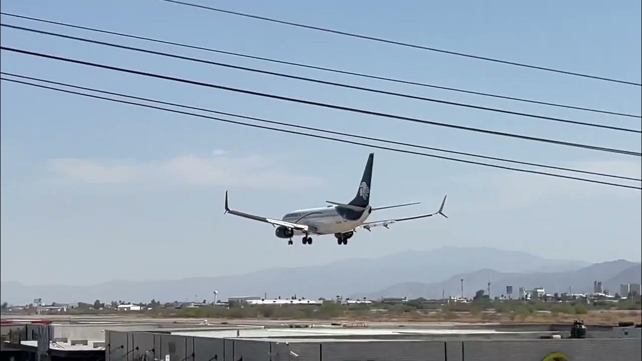 ¡espectacular Aproximación Final Y Aterrizaje Boeing 737 800