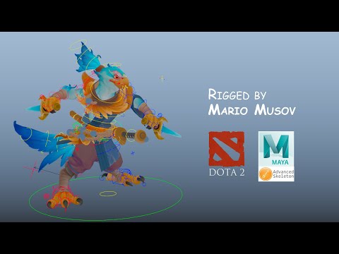Kez DotA2 Rig Maya v.2023