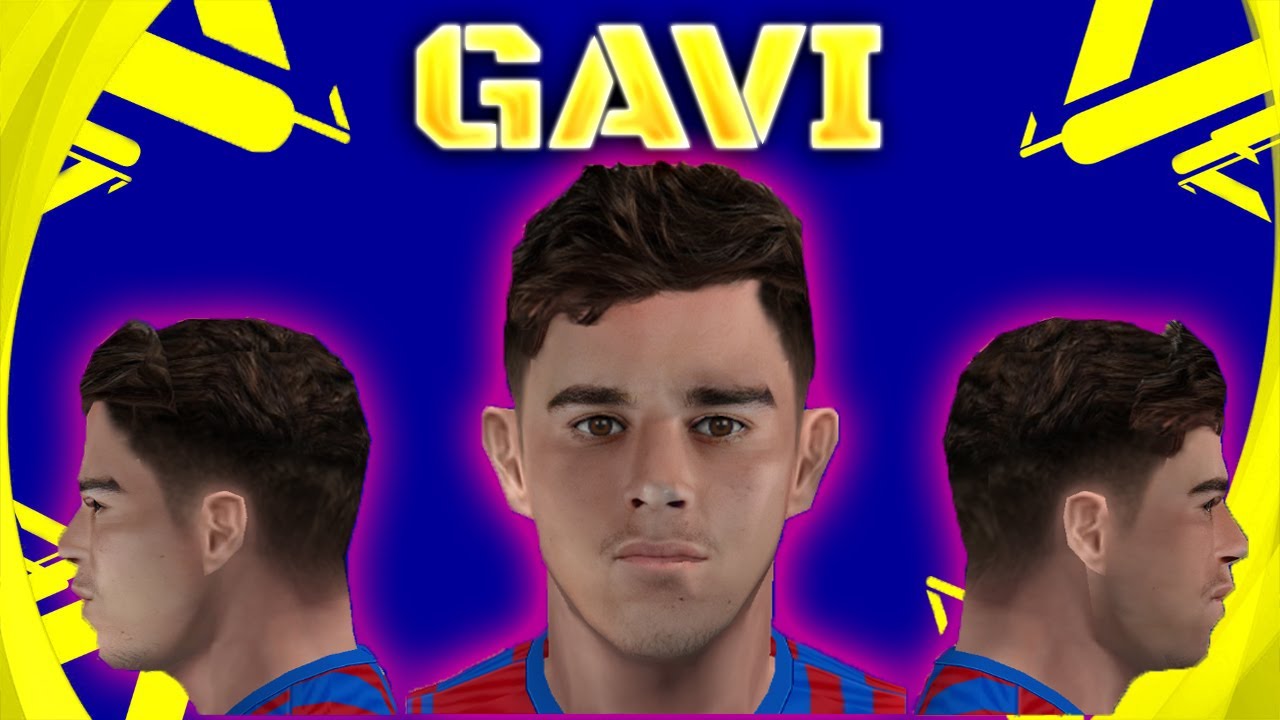 GAVI |Face/Hair/eFootball 2022 PPSSPP - YouTube