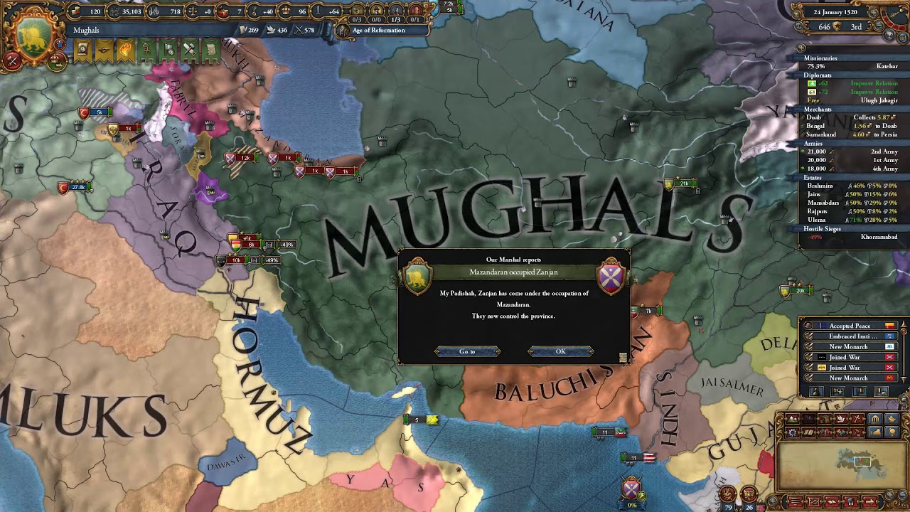 Timúridas a Mogoles en Dharma [ 5 ] Europa Universalis IV Dharma - YouTube