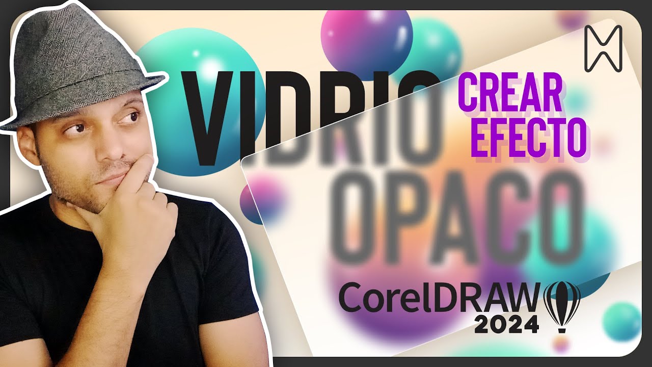Crear el EFECTO de VIDRIO / OPACO / TRANSPARENTE CorelDRAW 2024 ...