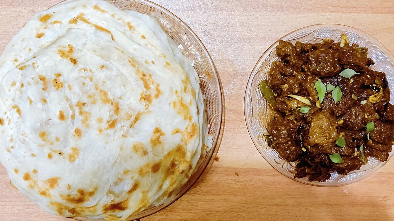 പൊറോട്ടയും ബീഫും | Porotta & Beef | Beef Roast | Porotta | Malappuram ...