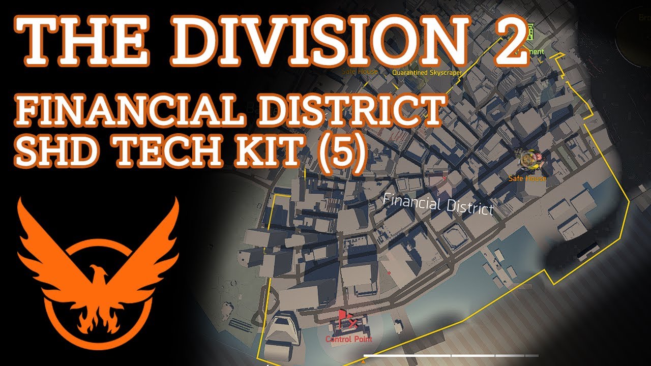 The Division 2 - Financial District / Find All SHD Tech Kit / 디비전 2 금융가 ...