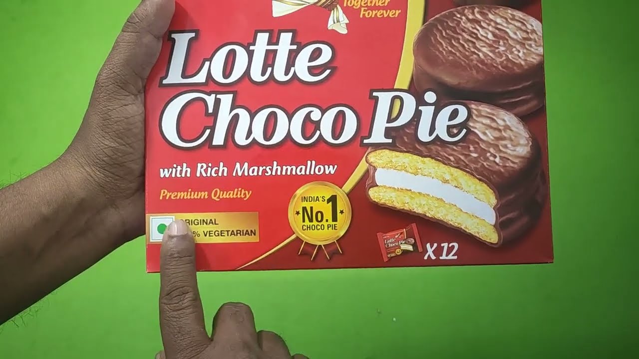 Lotte Choco pie Box unboxing and Review - YouTube