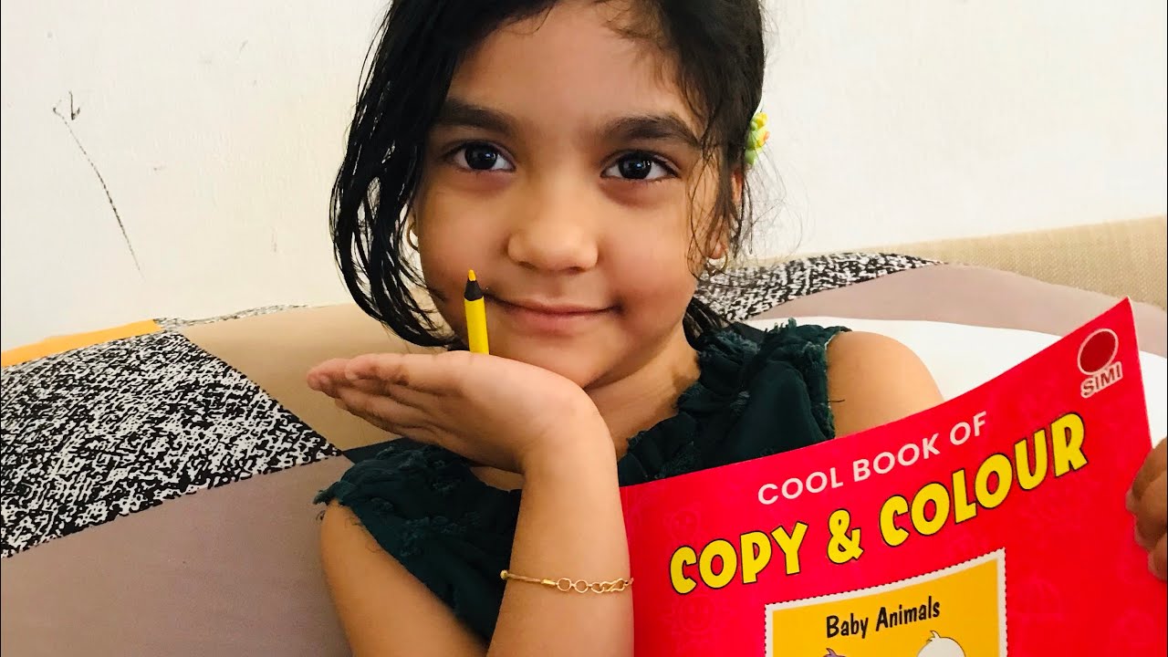 Toddler colouring in Kids colouring Books. - YouTube