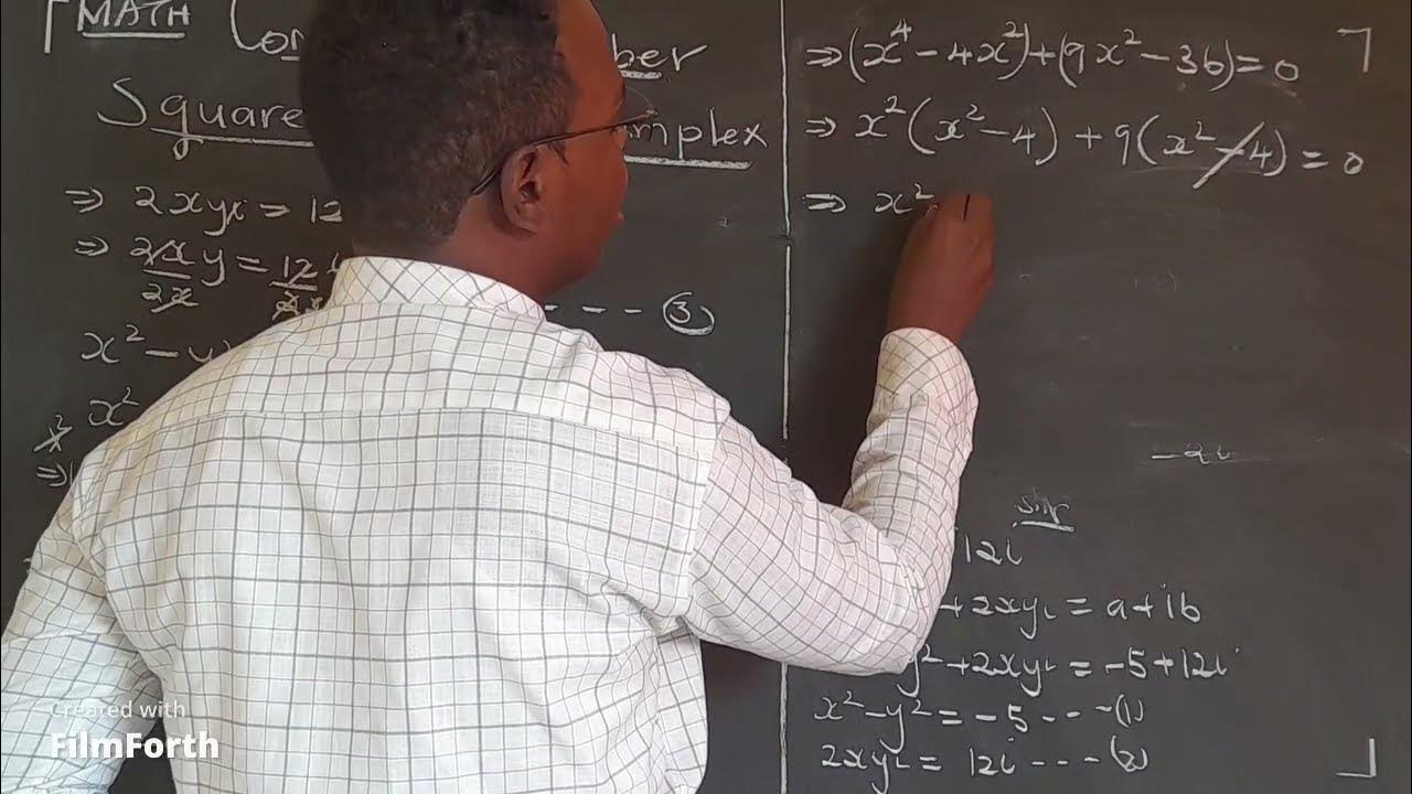 MATH GRADE 12: LESSON 4 COMPLEX NUMBER | SQUARE ROOT OF COMPLEX NUMBER PART - 1 - YouTube