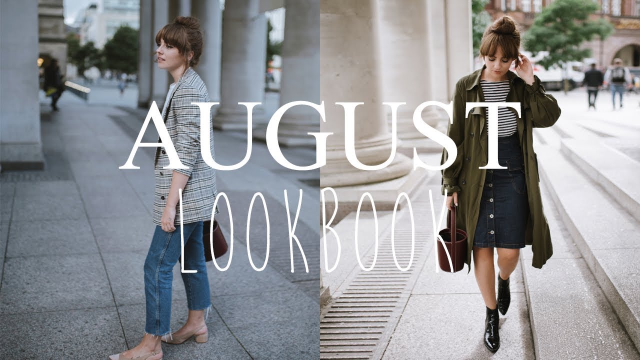AUGUST LOOKBOOK | MOST WORN THIS MONTH - YouTube