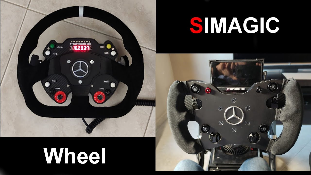 New life for GT1-D Simagic wheel with Button Plate - YouTube