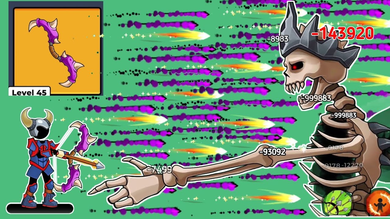 THE WRAITH BOW VS LEVEL 500 BOSS OF THE ARCHERS 2 - YouTube