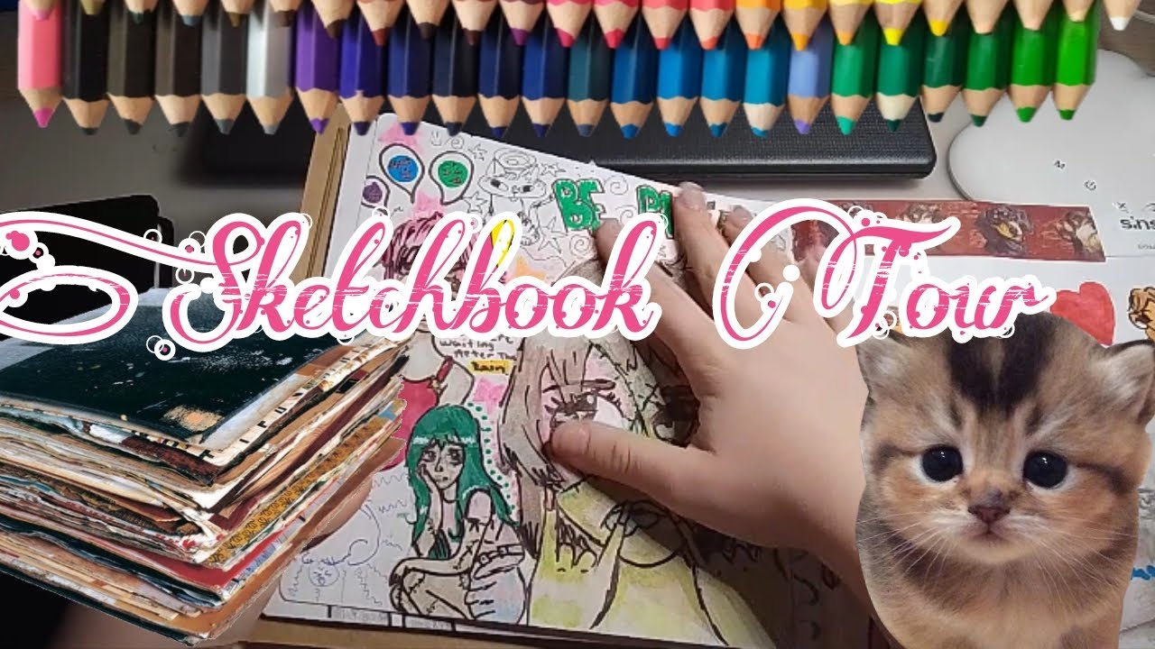 Sketchbook Tour 2025 | My Art Progress - YouTube