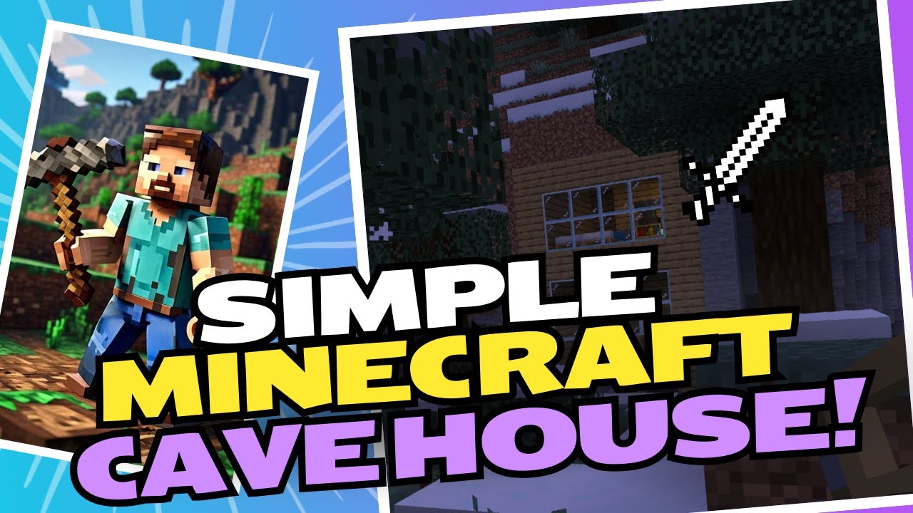 How to Build a Simple Cave House in Minecraft 2024 - YouTube