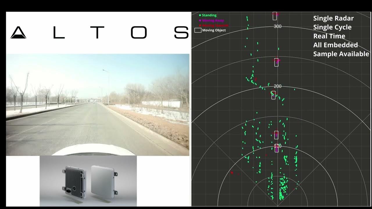Altos Radar - Object Detection - YouTube