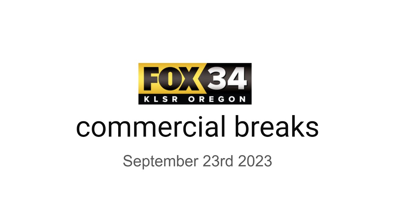 FOX KLSR commercial breaks 9-23-23 before the premiere Krapopolis ...