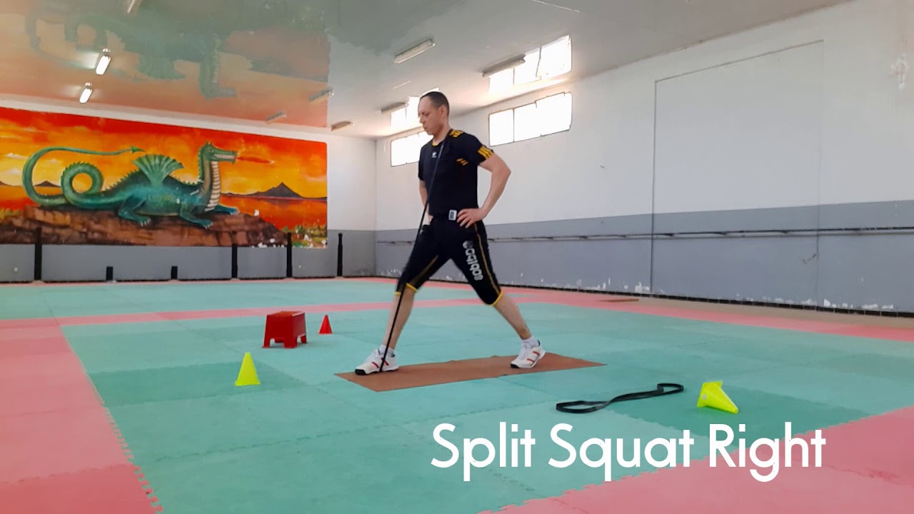 Split Squat Right - YouTube