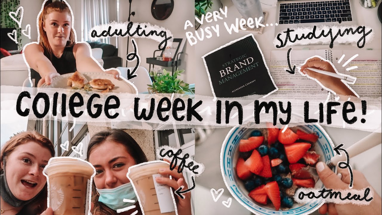 college WEEK in my life vlog! - YouTube