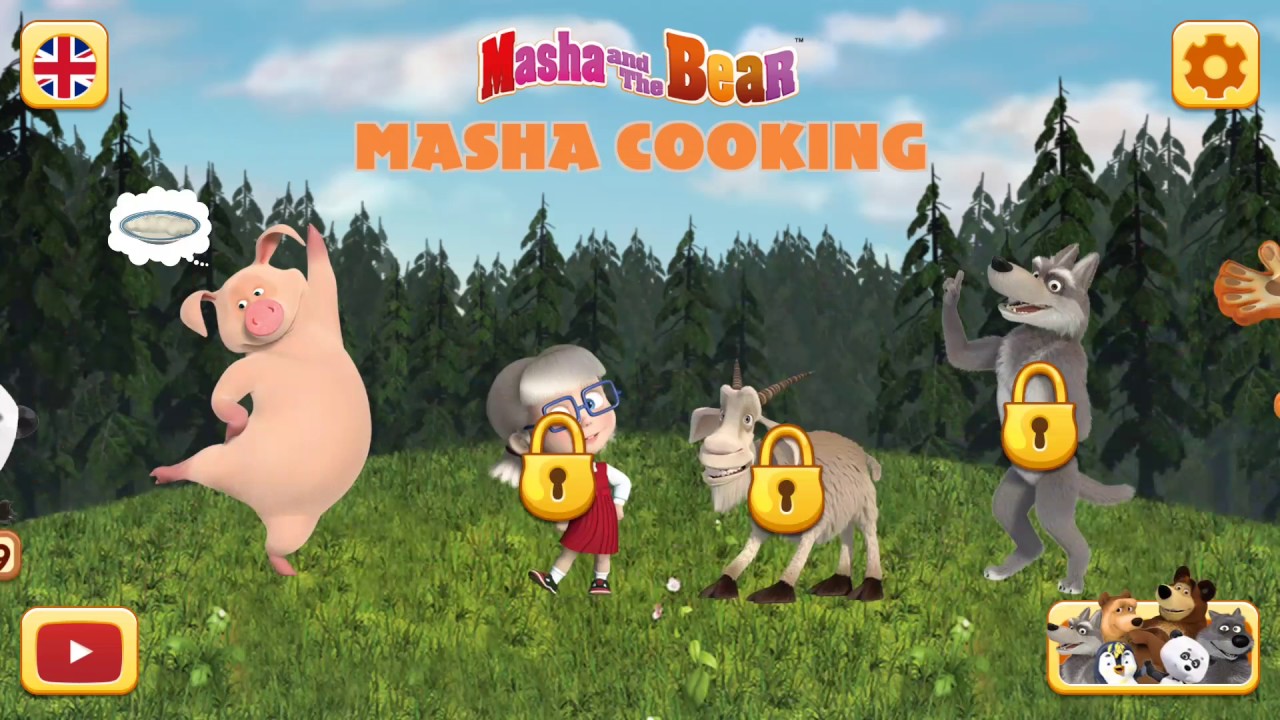 Masha and the bear - Masha cooking gameplay android - YouTube