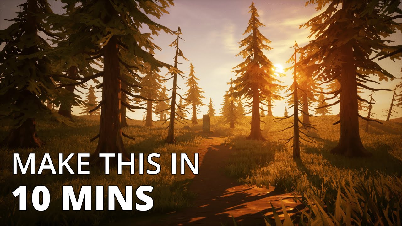 Create a Fantasy Forest in 10 Minutes (Core Engine) - YouTube