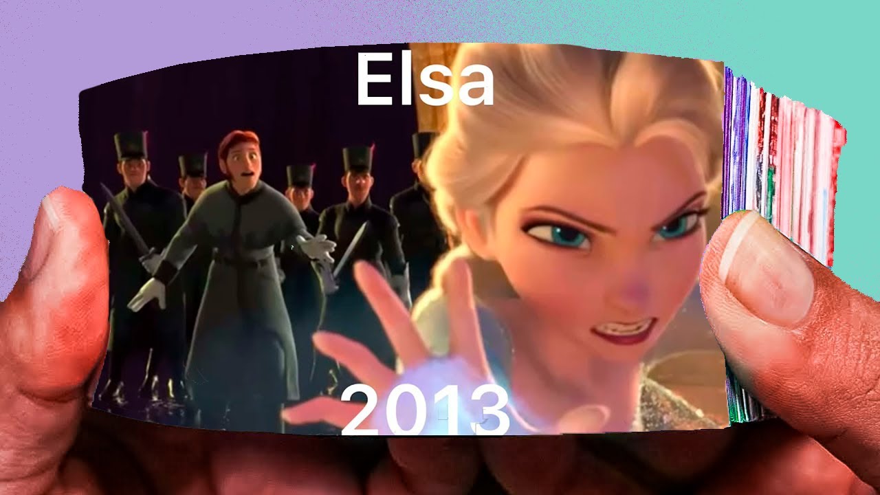 Evolution of Elsa | Flipbook - YouTube
