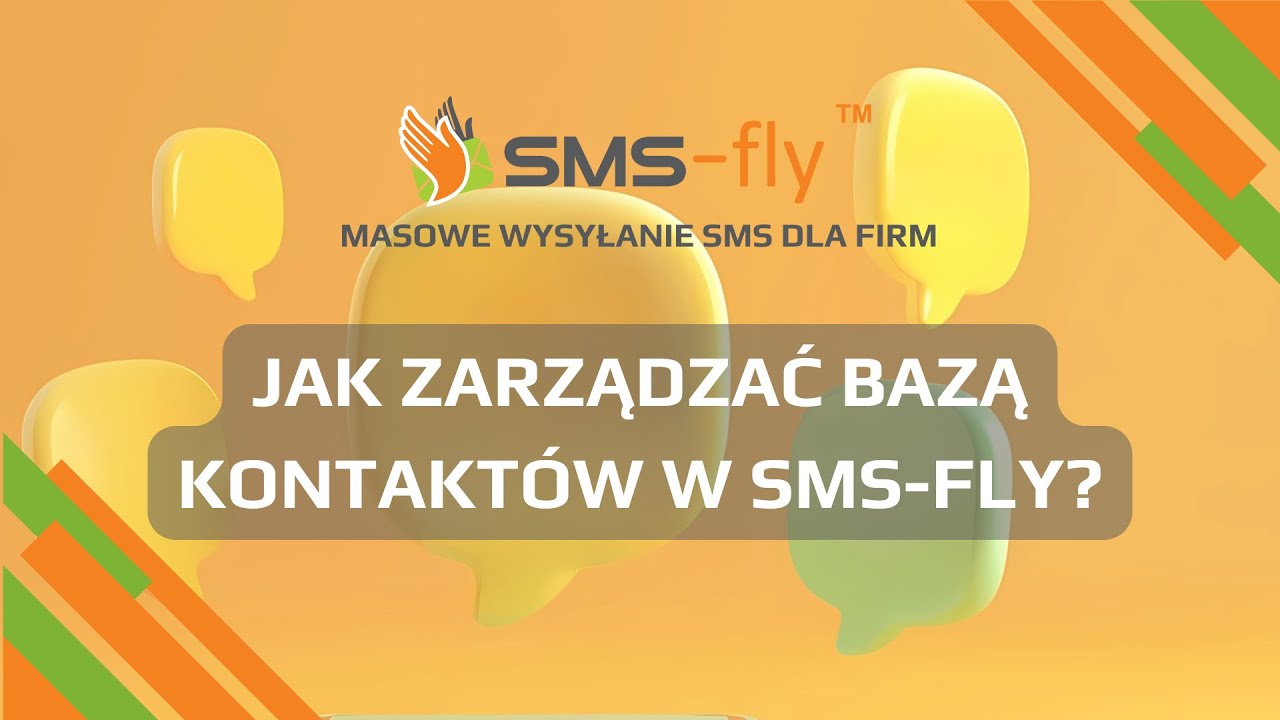 Jak zarządzać bazą kontaktów w SMS-fly? | Organizacja i grupowanie kontaktów SMS - YouTube