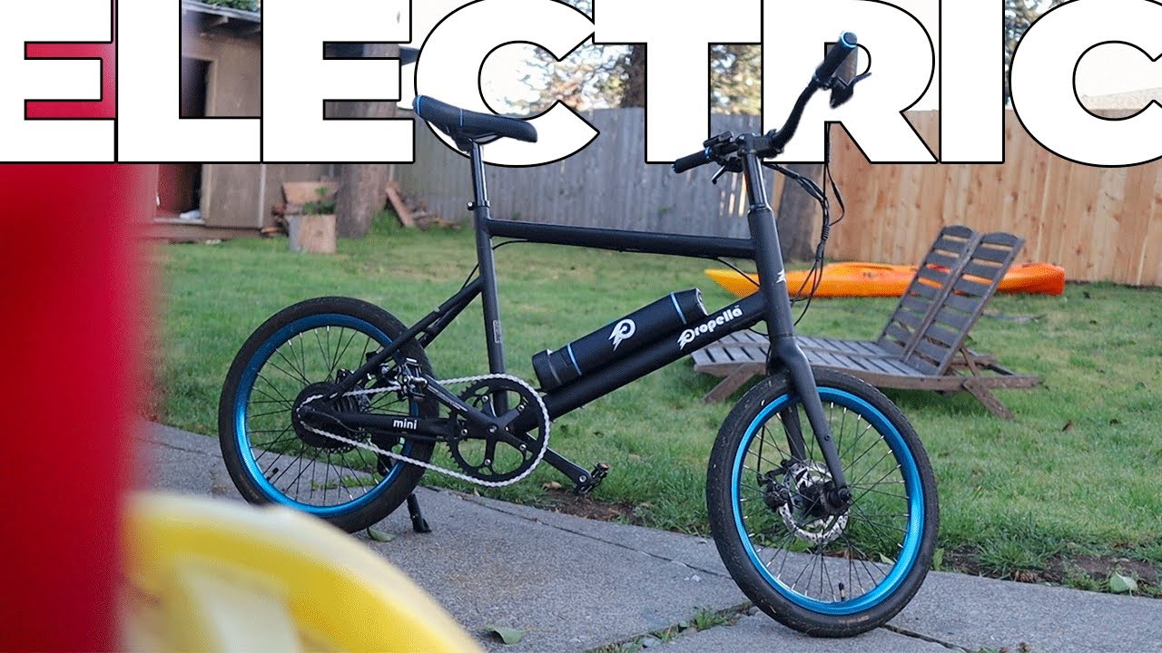 Full-Sized "Mini" E-Bike? Propella Mini Review - YouTube