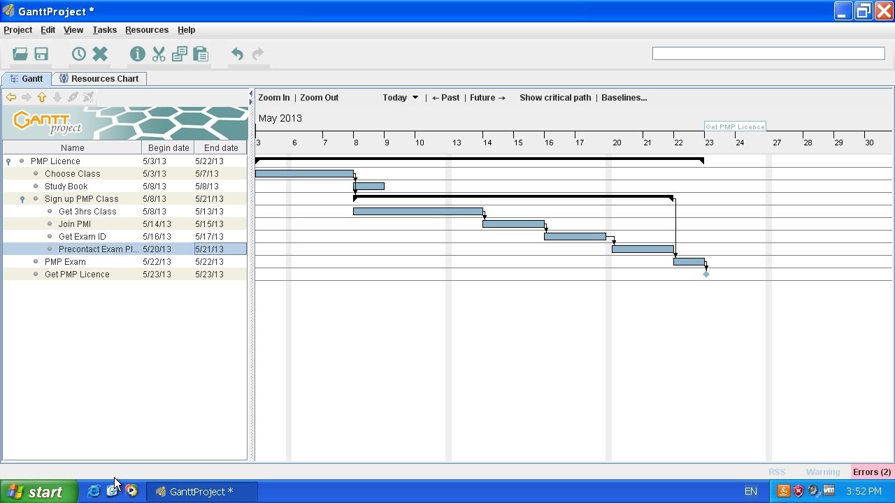 【專案管理】GanttProject 2.6 (GPL) 動畫安裝教學 - YouTube