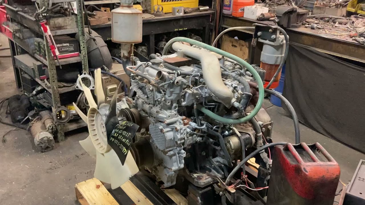 ISUZU AJ-4JJ1T DIESEL ENGINE 111878 5-03-21 - YouTube