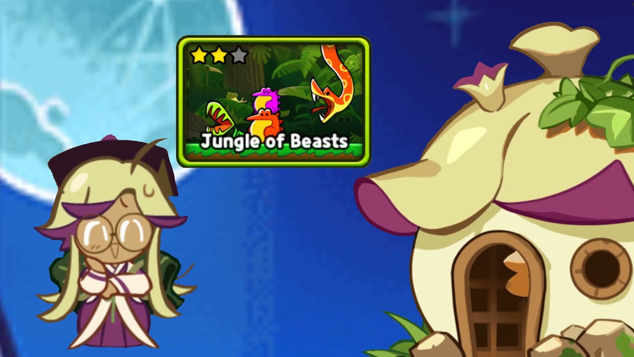 Bellflower cookie 600M jungle of beasts [ Cookierun Ovenbreak ] - YouTube