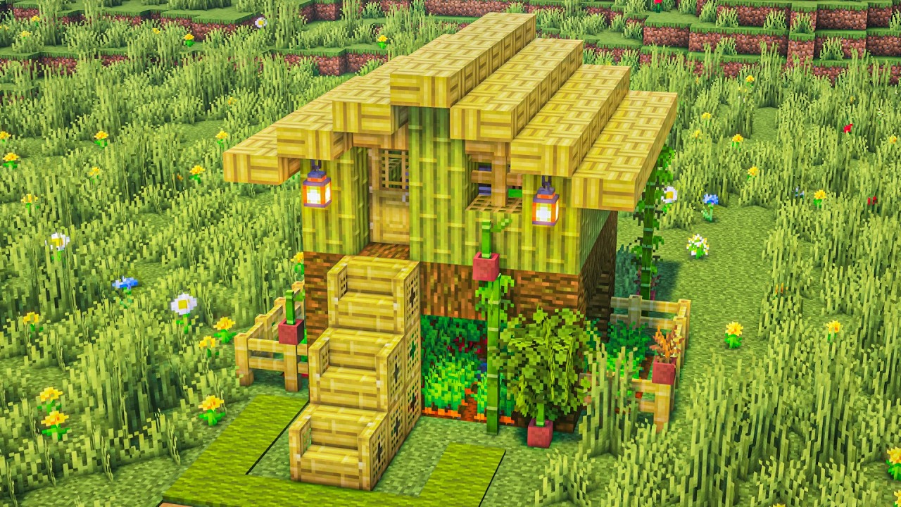How to Make Small Minecraft Farm Base Relaxing Tutorial (Relaxing to ...
