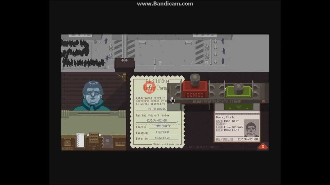 Scanning people - Papers please - #6 (let's play) - YouTube