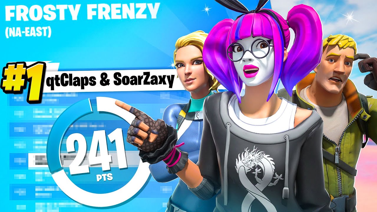 How ME AND SOAR ZAXY Competed In Frosty Frenzy (Fortnite Competitive ...
