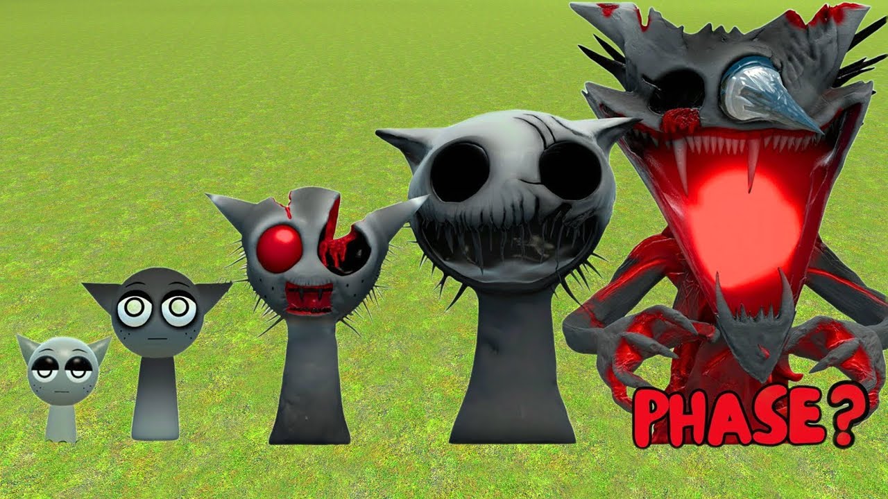 SPRUNKI HORROR GRAY PHASES 1-? x INNYUME SMILEY’S x GRAY SONIC TAPES ...