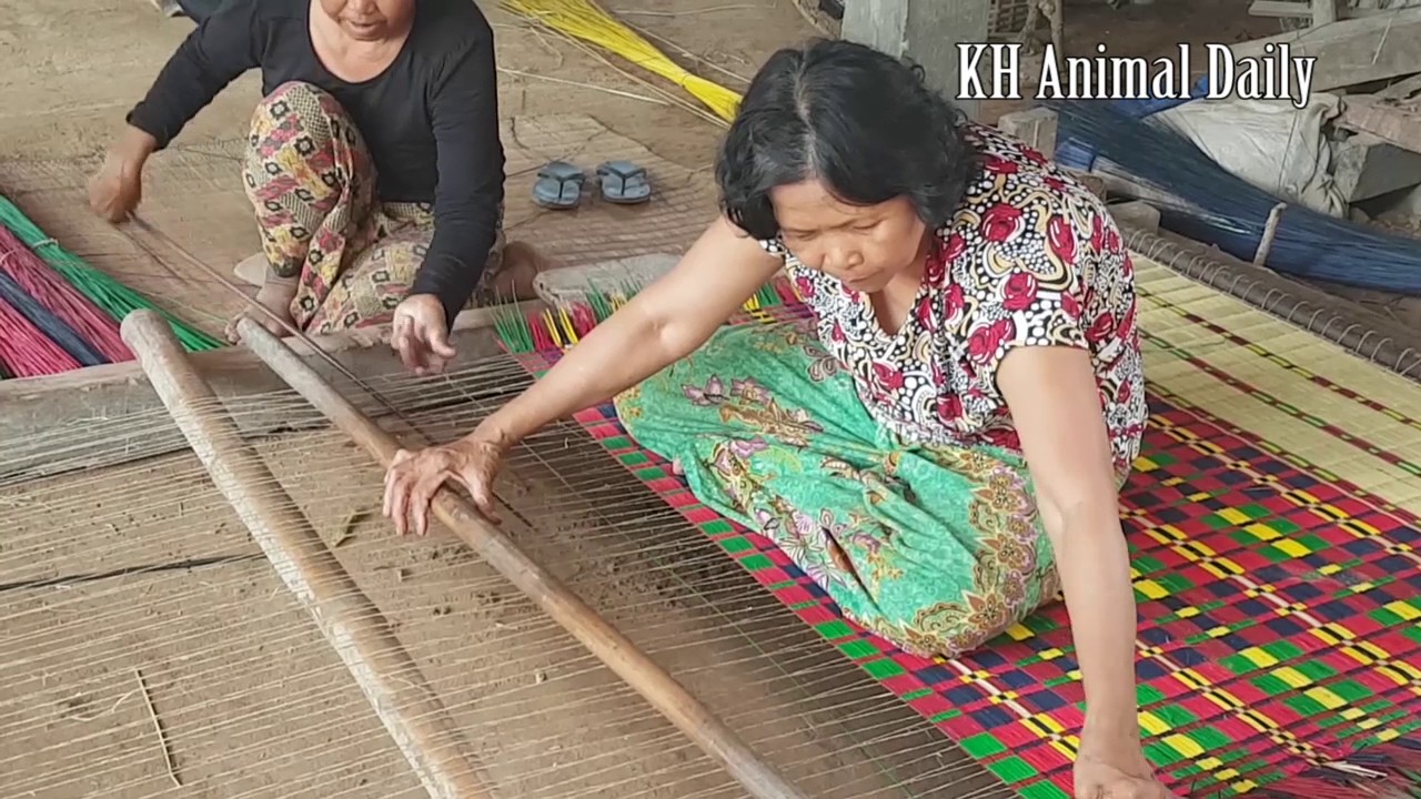 Amazing Inventions At Home - How To Make Mats At Prey Veng Province In ...