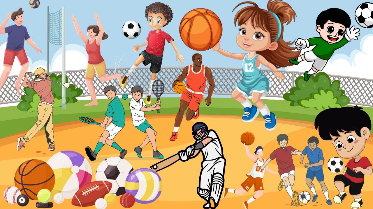 BrightKidz || Sports Balls || Sports Ball Name || Learn Sports Ball ...