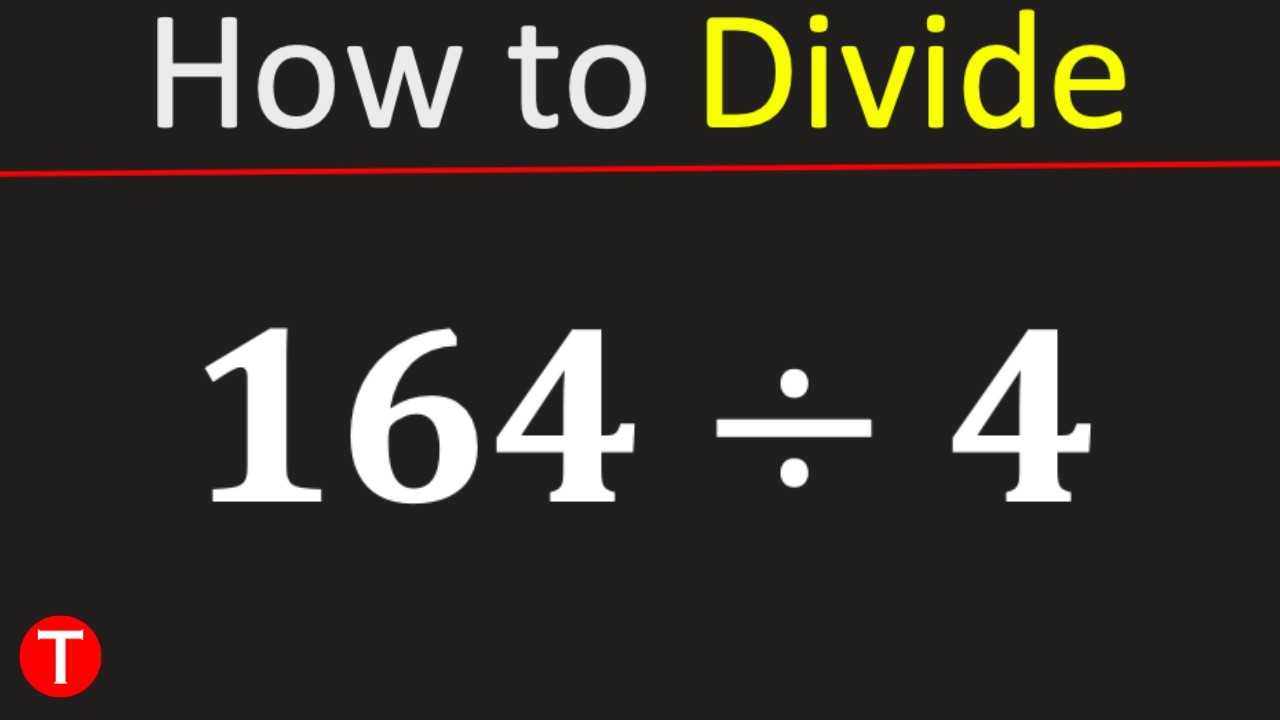 164 divided by 4 (164÷4) | Divide 164 by 4 - YouTube