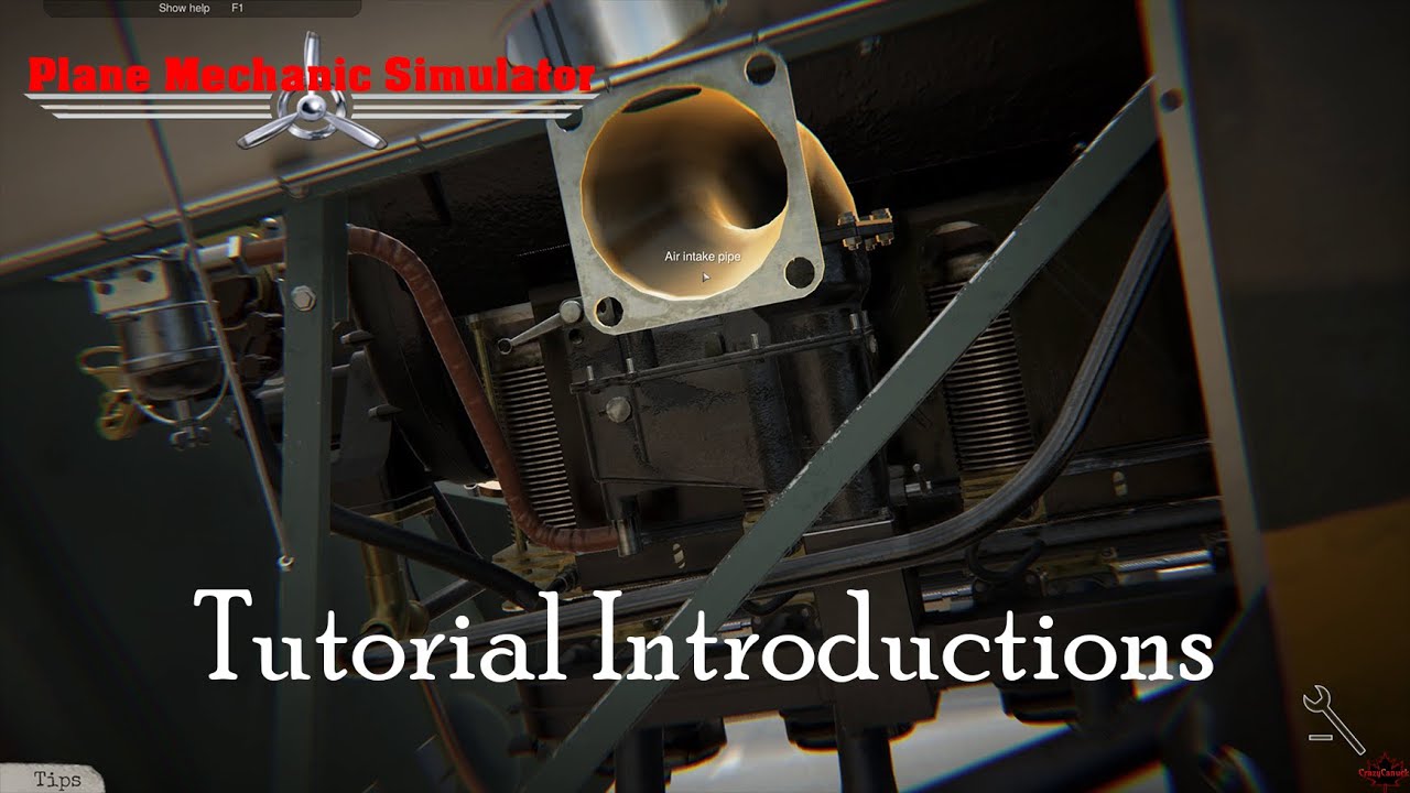 Workin' on those planes in the tutorials - Plane Mechanic Simulator (No Commentary) - YouTube