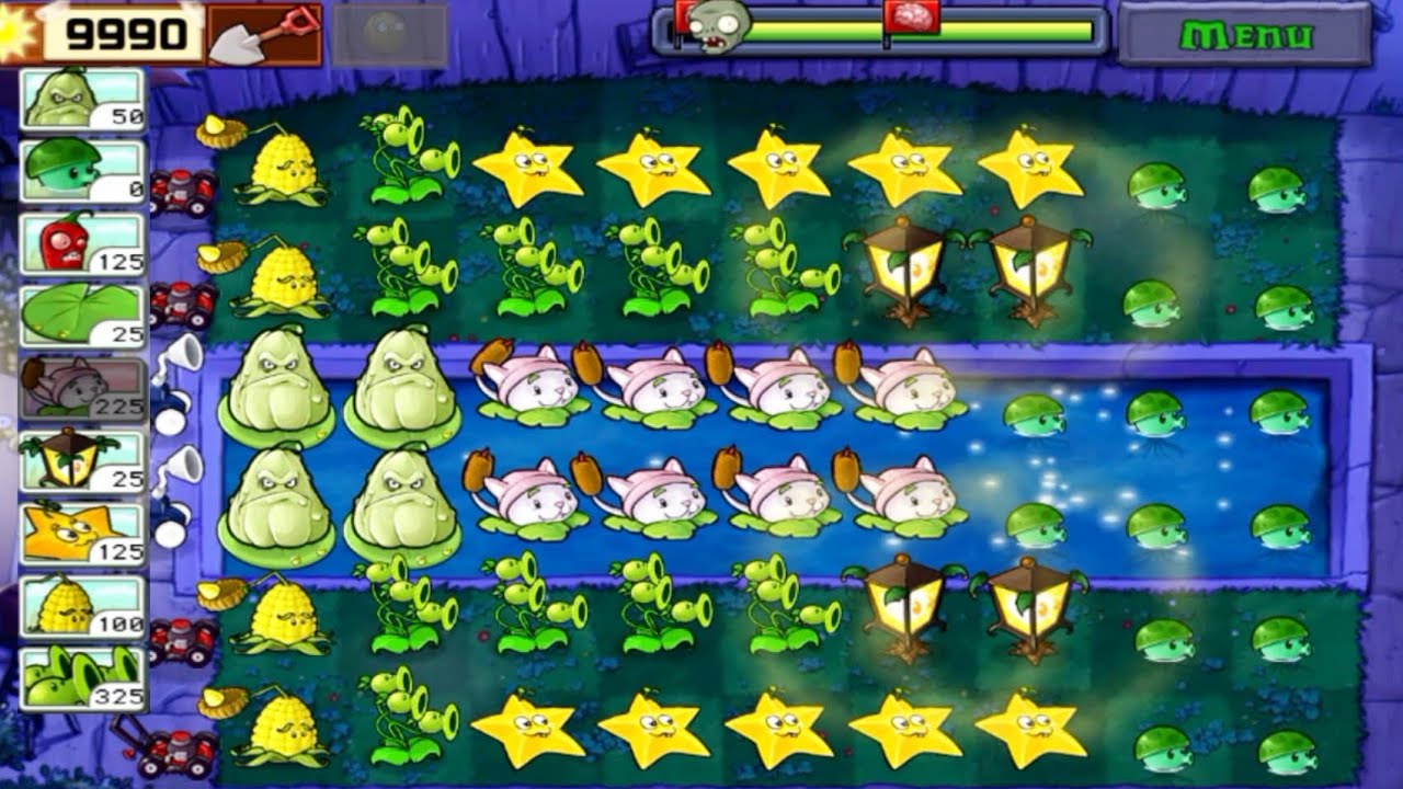Plant vs. Zombie Adventures Walkthrough | All plant Vs all Zombies ...