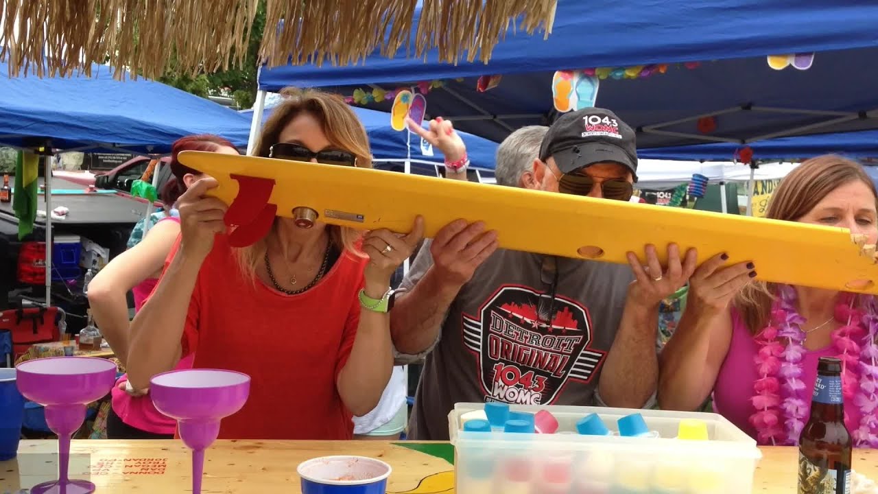 Favorite Drinks At Jimmy Buffett Tailgate Party - YouTube