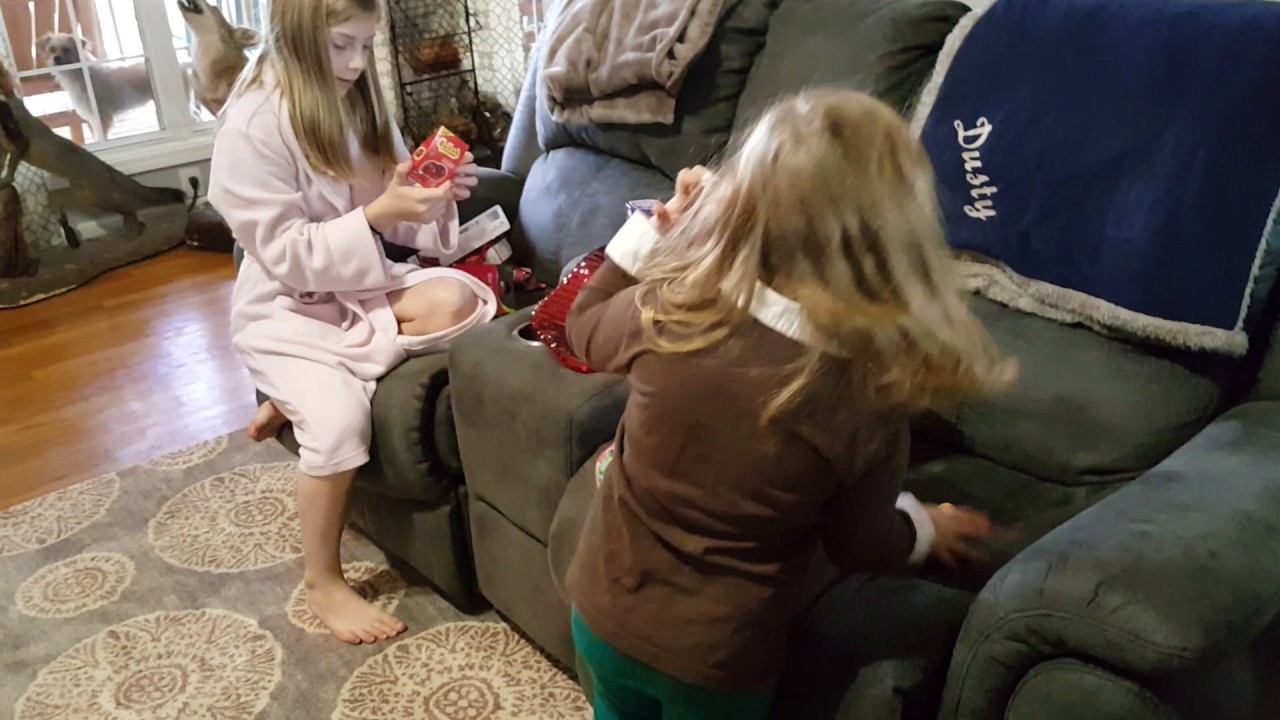Kids opening stockings - YouTube